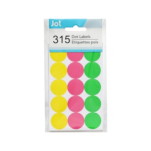 View Jot Color Coding Labels, 315-ct.