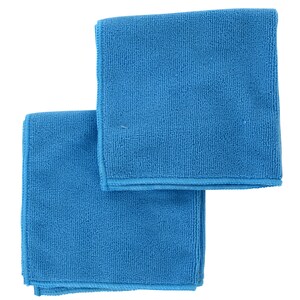 View Blue Microfiber Cleaning Towels, 2-ct.