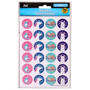 View Happy Multicolored Sticker Packs, 96-ct.