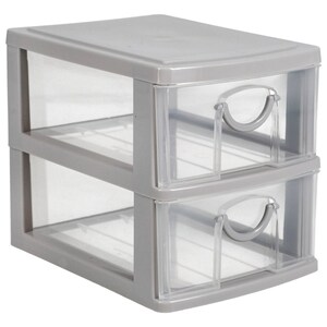 View Plastic 2-Tier Drawers with handles