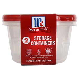 View McCormick 3.5 Cup Storage Containers,