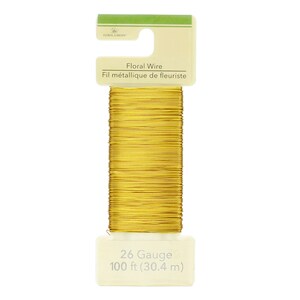 View Floral Garden Colored Floral Wire,