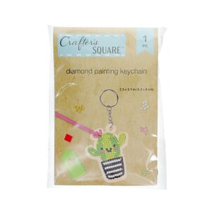 View Crafters Square Diamond Painting Keychain