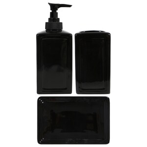 View Solid Color Bathroom Accessories