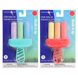 View Triple Sidewalk Chalk Holders, 4
