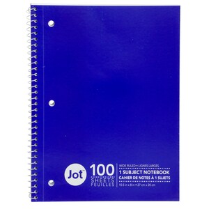 View Jot Spiral Notebooks, 100 pg.