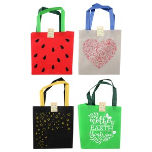 View Non-Woven Reusable Tote Bags, 12.75x11.875x5.75-in.
