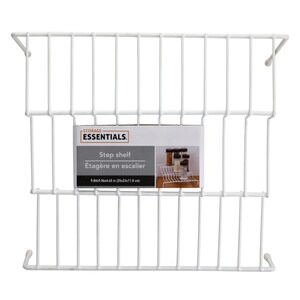 View Essentials White Wire Step Storage