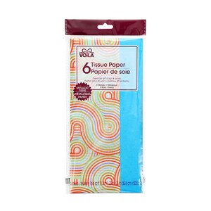 View Voila Metallic Foil Tissue Paper,