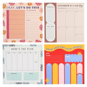 View Jot Weekly Planner Desk Notepads,