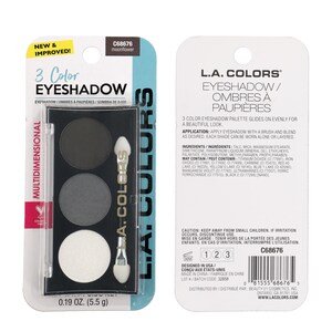 View L.A. Colors 3 Color Eyeshadow,