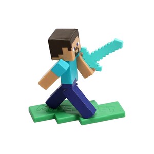View Plastic Minecraft Figures, 3.25x1x4.5-in.