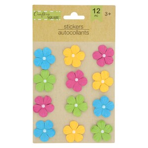 View Crafters Square Paper Stickers Embellished