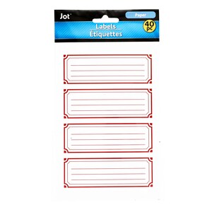 View Jot Self-Adhesive Paper Labels, 4x6