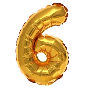 View Kaleidoscope Gold Foil Number 6