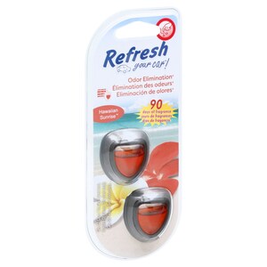 Refresh Your Car! Hawaiian Sunrise Diffuser, 2-pc Pack. | Dollar Tree