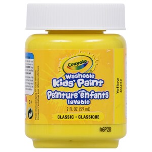 View Crayola Yellow Washable Kids Paint,