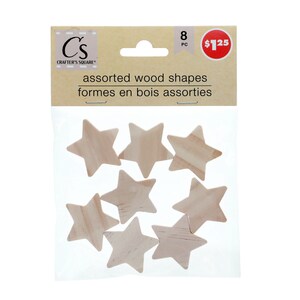View Crafters Square Assorted Wooden Shapes,