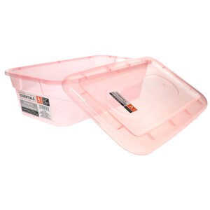 View Essentials Colorful Translucent Plastic Storage