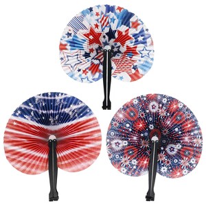 View Patriotic Foldable Fan, 6-in. x