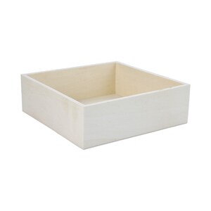 View Crafters Square Assorted Wood Box,