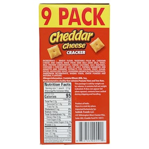 View Sobisk Cheddar Cheese Crackers, 9-pack,