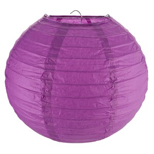 View Color Assorted Round Paper Lanterns,