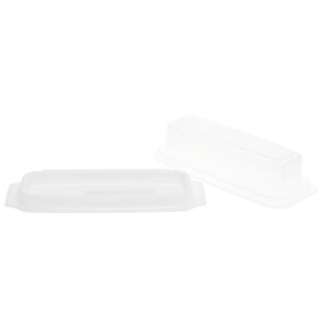Plastic Butter Dish, 2x3x7 in. | Dollar Tree