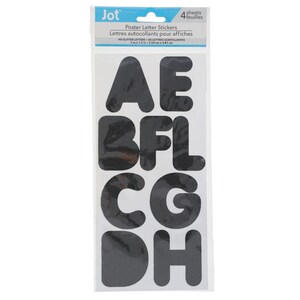 View Jot Poster Letter Stickers