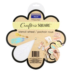 View Crafters Square Plastic Stencil Wheels,
