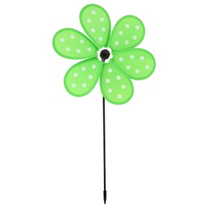 View Outdoor Fun Polka-Dot Garden Pinwheels,