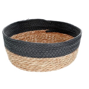 View Woven Straw Round Baskets, 11.8x11.8