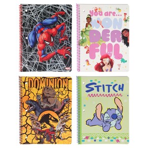 View Licensed Character Themed Spiral Notebooks,