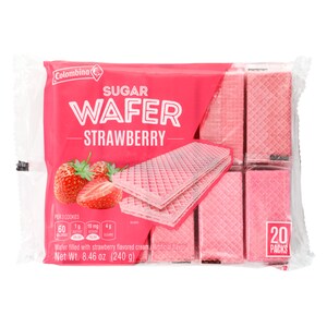 View Strawberry Wafer Cookies