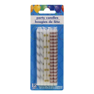 View Long Birthday Candles, 12-ct. Packs