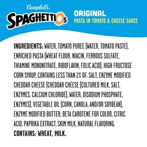 View Campbell’s SpaghettiOs Original Pasta, 15.8