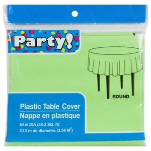 View Lime Green Round Tablecovers, 84
