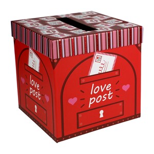 View Mailbox-Themed Square Valentine's Day Gift
