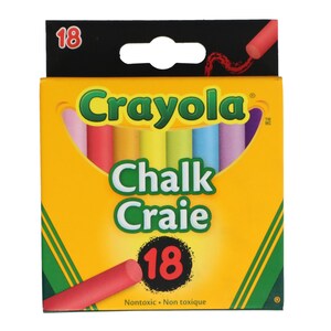 View Crayola Colorful Chalk, 18 ct.