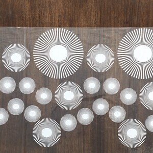 Plastic White Printed-Edge Table Covers, 54x108-in. | Dollar Tree