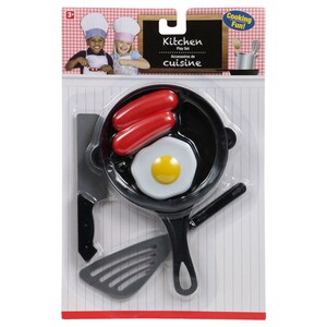 View Plastic Frying Pan and Food