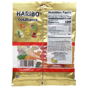 View Haribo Gold Bears Gummi Candies,