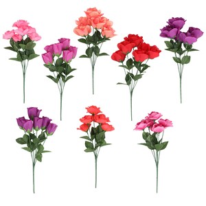 View Floral Garden 6-Stem Rose Bushes,