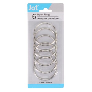 Jot Metal Book Rings | Dollar Tree