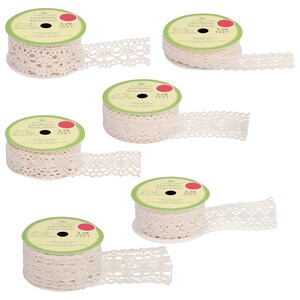 View Floral Garden Lace Ribbon, 3.28