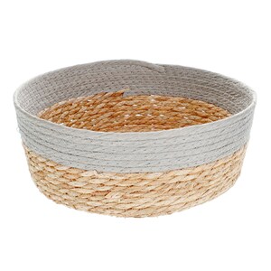 View Woven Straw Round Baskets, 11.8x11.8