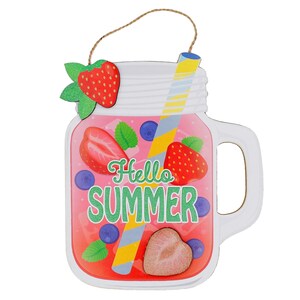 View Summer Beverage Decorative Wall Signs,