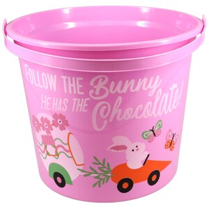View Colorful Large Easter Bucket, Assorted