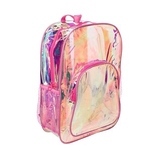 View Iridescent Clear Backpack, 1-ct.