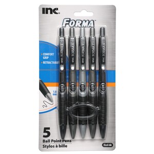 Inc Forma Ball Point Pens, 5-ct. | Dollar Tree